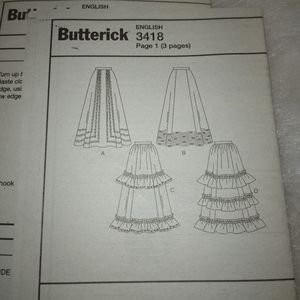 Butterick | Office | Butterick 348 Sz 61 Making History Skirt In 4 ...